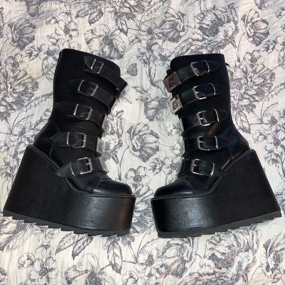 YRU | Shoes | Naruto X Yru Platform Boots | Poshmark